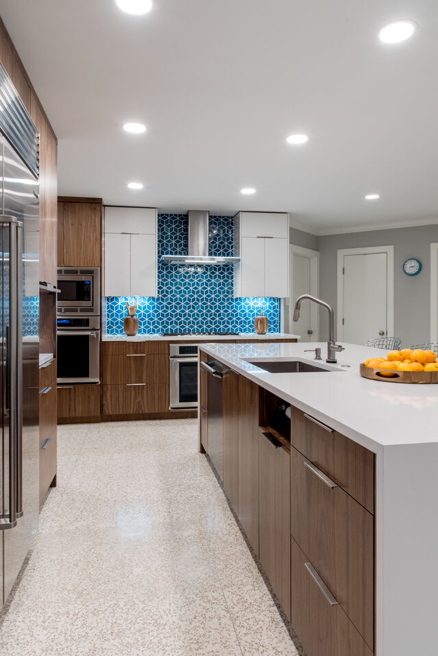 Adriatic Sea Escher Kitchen | Fireclay Tile