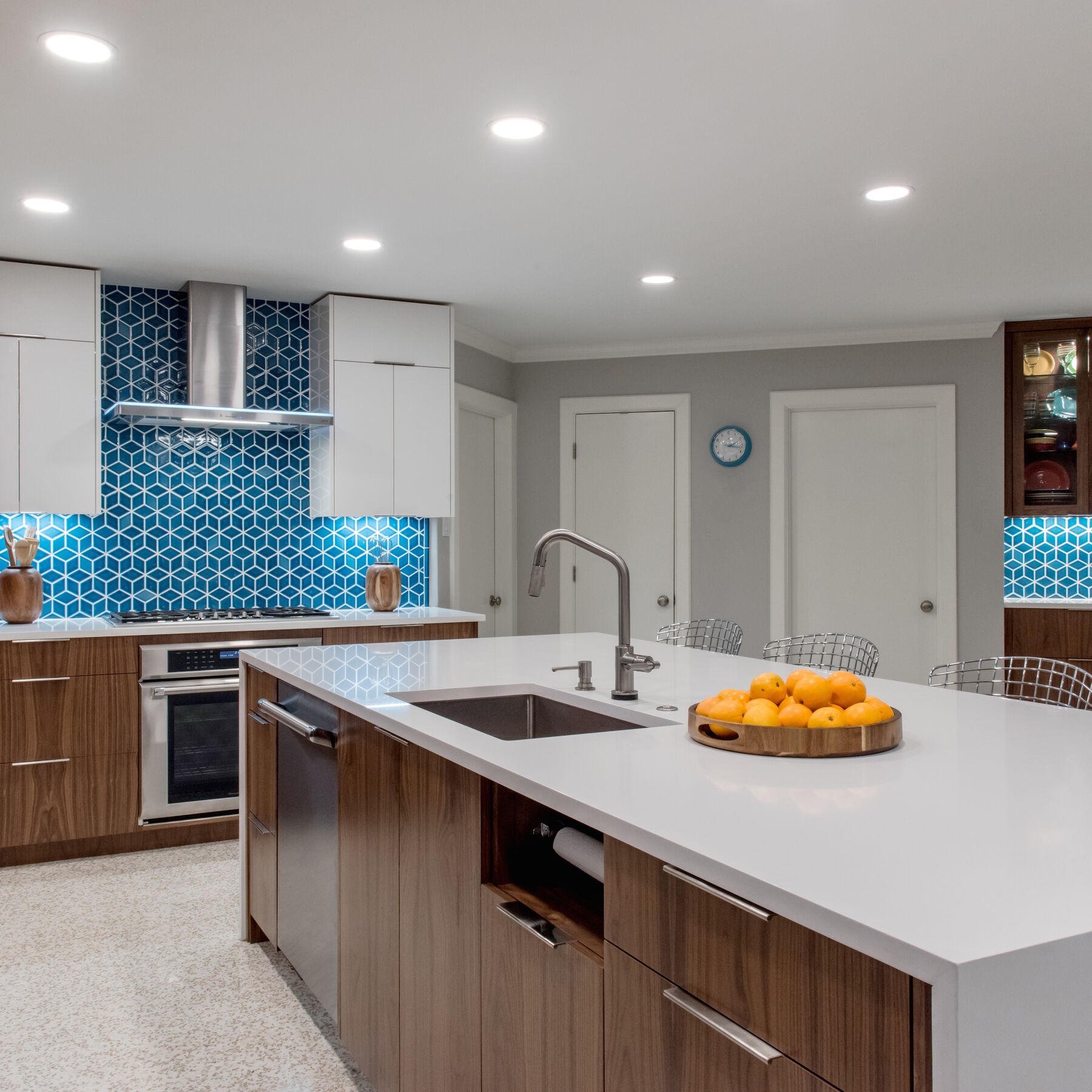 Adriatic Sea Escher Kitchen | Fireclay Tile