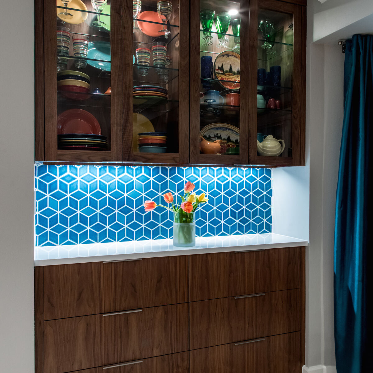 Adriatic Sea Escher Kitchen | Fireclay Tile