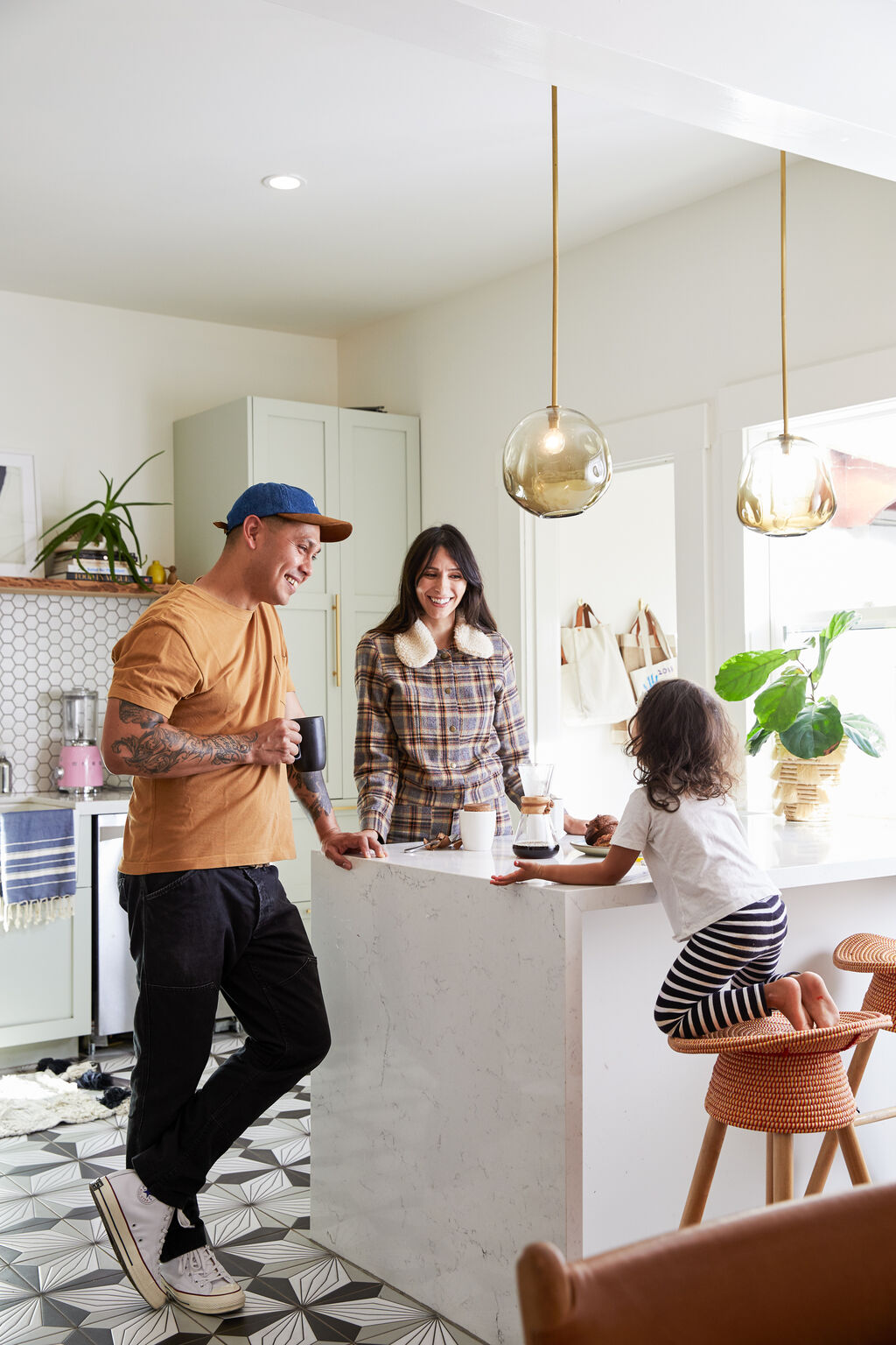 Lonny Magazine: Palmera Kitchen Floor Tile | Fireclay Tile
