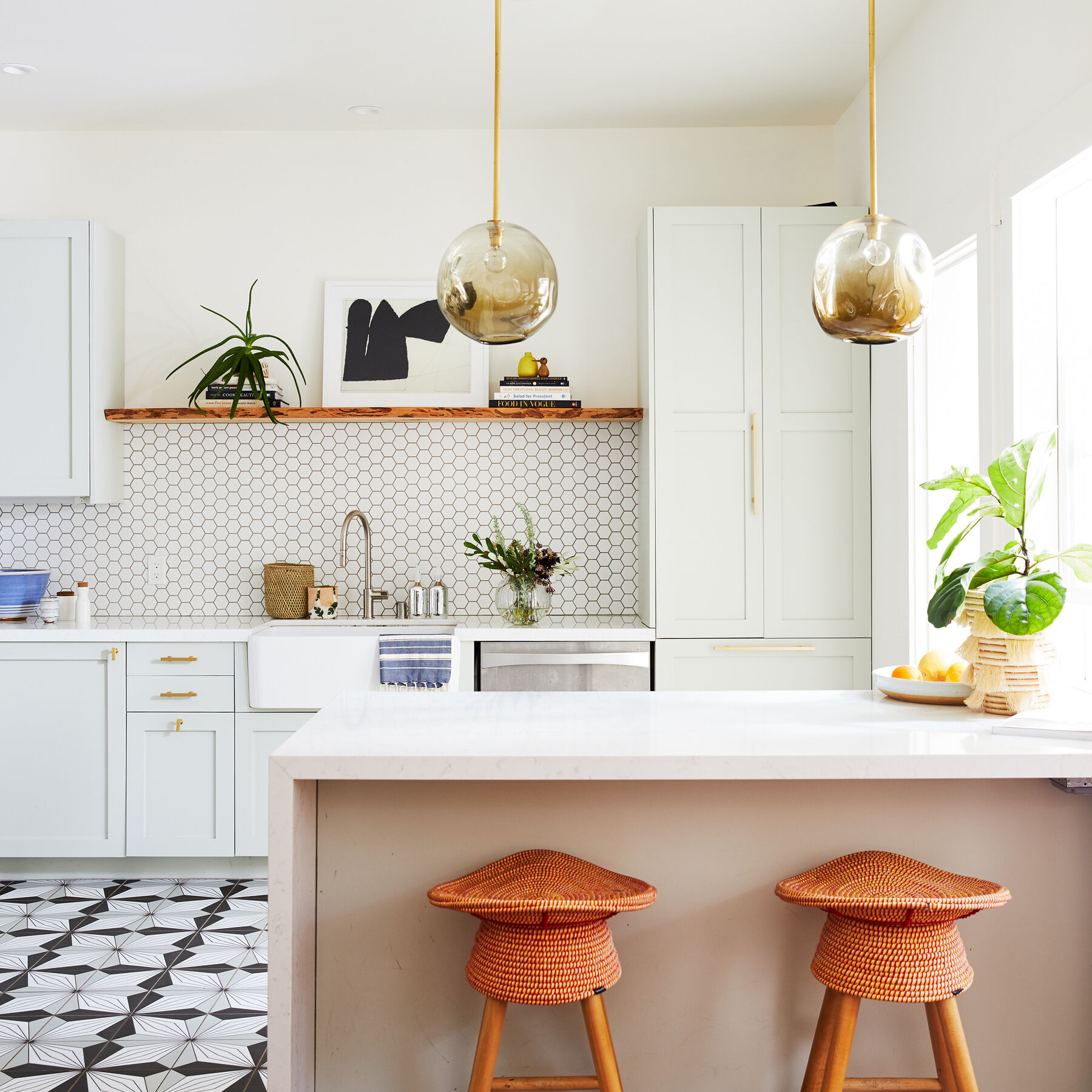 Lonny Magazine: Palmera Kitchen Floor Tile | Fireclay Tile