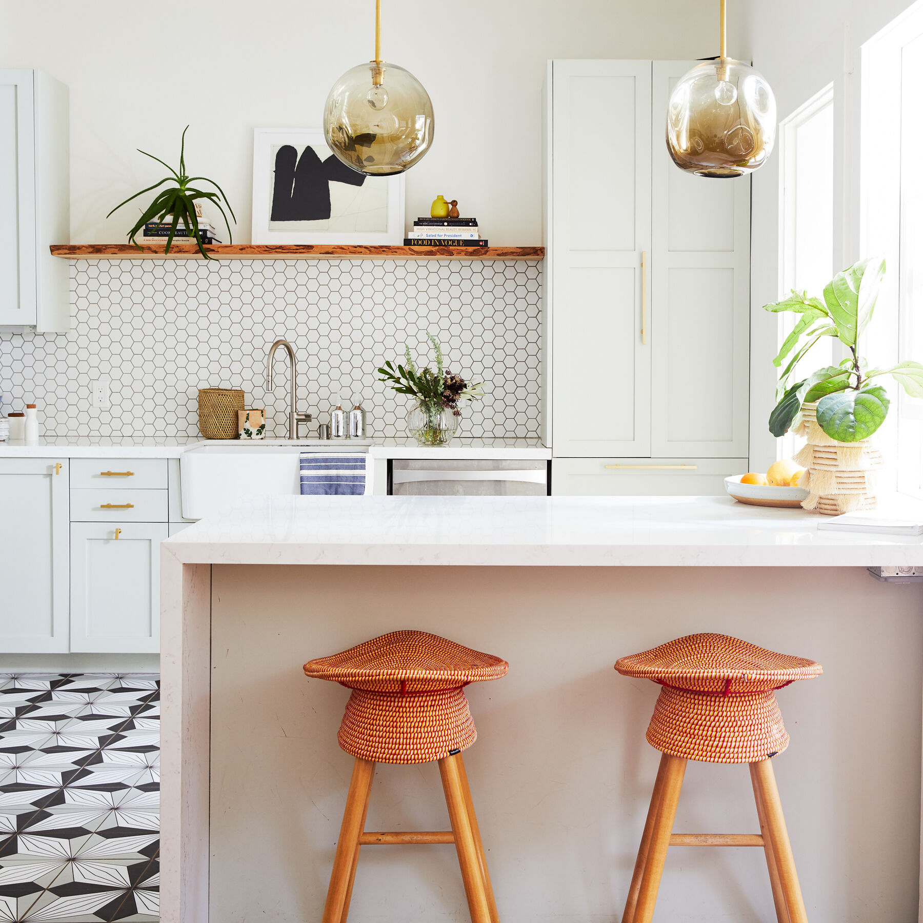 Lonny Magazine: Palmera Kitchen Floor Tile | Fireclay Tile