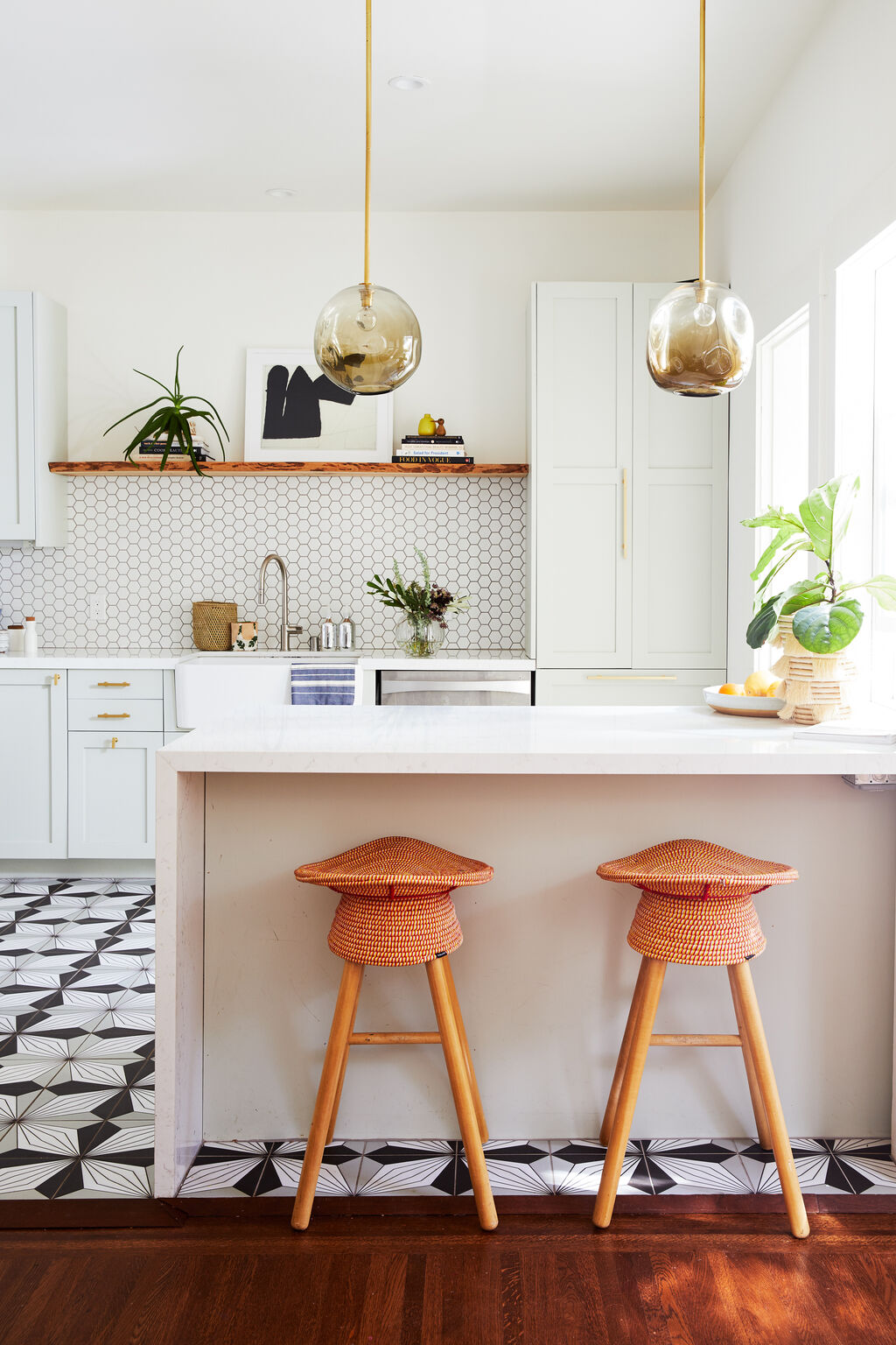 Lonny Magazine: Palmera Kitchen Floor Tile | Fireclay Tile