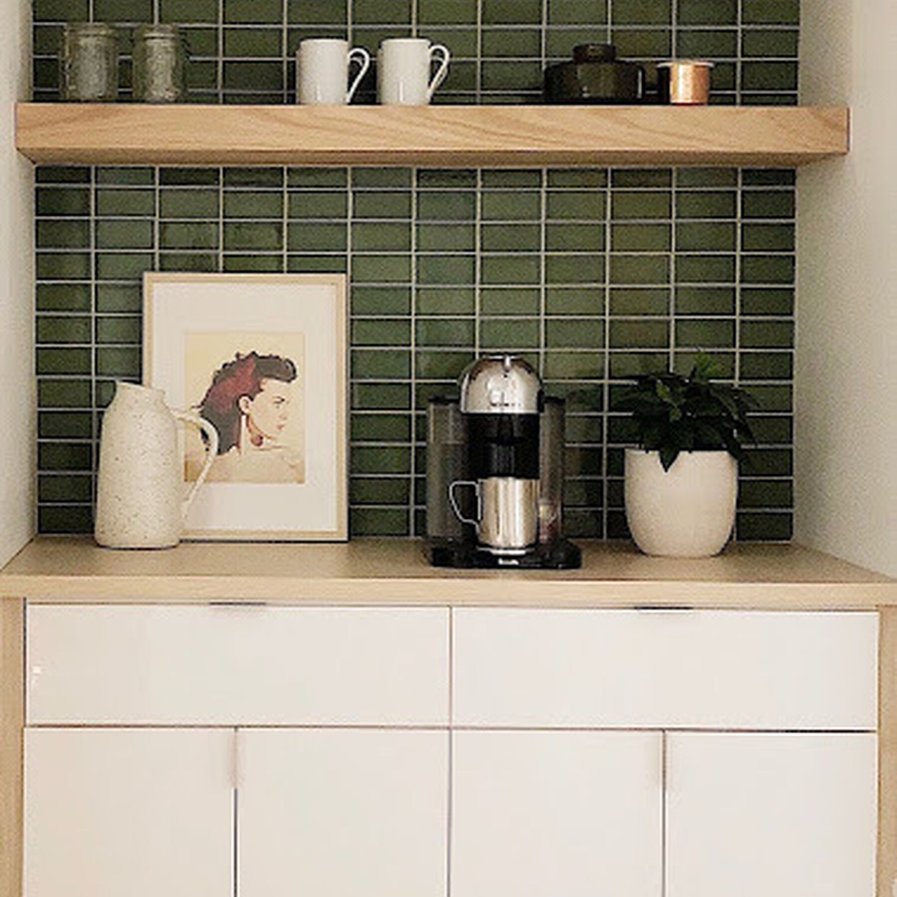 House Seven Design + Build: Coffee Bar | Fireclay Tile