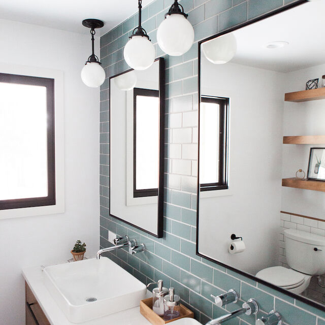 Rustic Flagstone Bathroom | Fireclay Tile