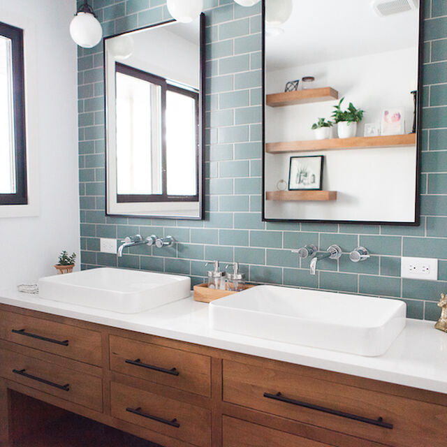 Rustic Flagstone Bathroom | Fireclay Tile