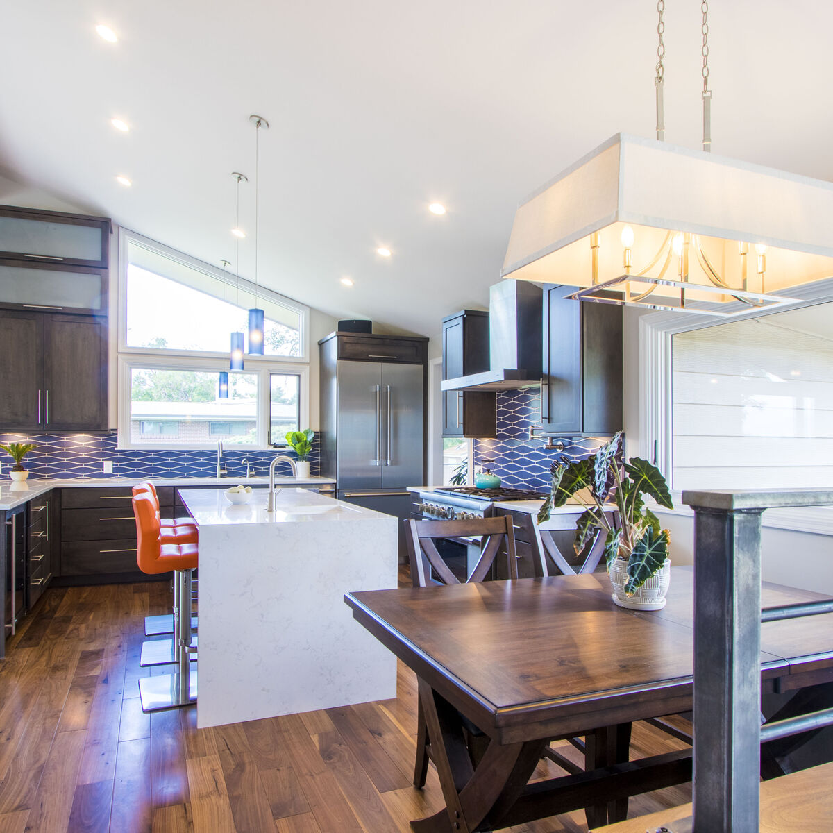 Midcentury Slate Blue Wave | Fireclay Tile