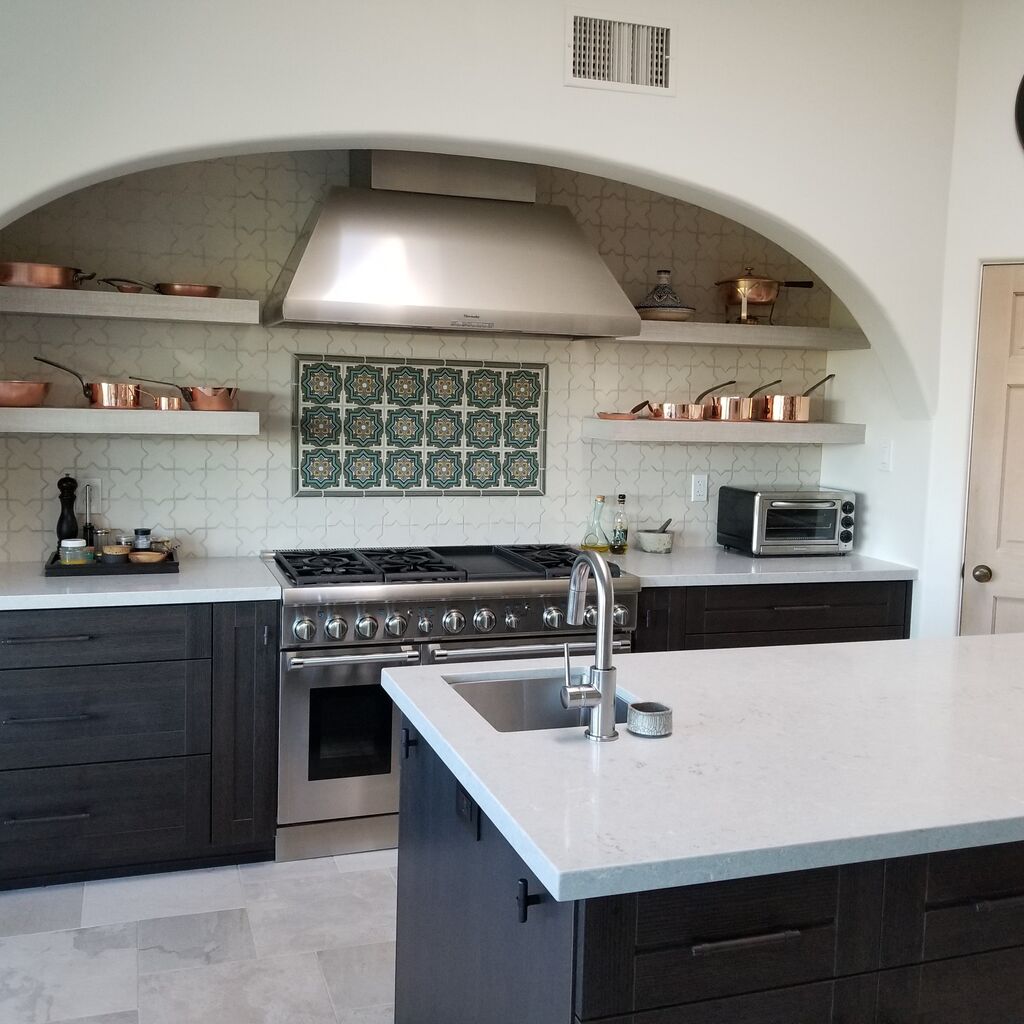 Handpainted Madrid Kitchen | Fireclay Tile