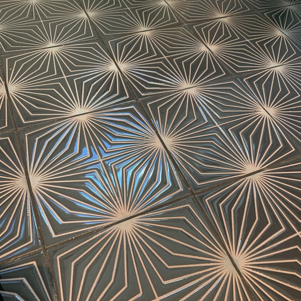 Starburst Powder Room | Fireclay Tile