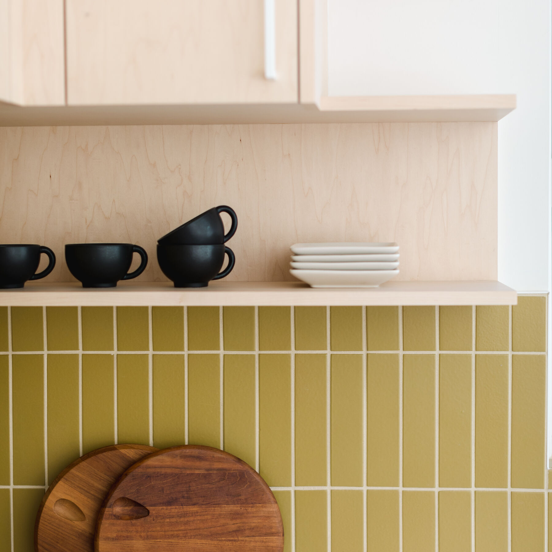 Mustard Seed Condo Kitchen Backsplash | Fireclay Tile
