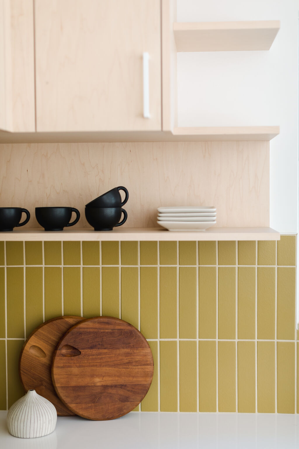 Mustard Seed Condo Kitchen Backsplash | Fireclay Tile
