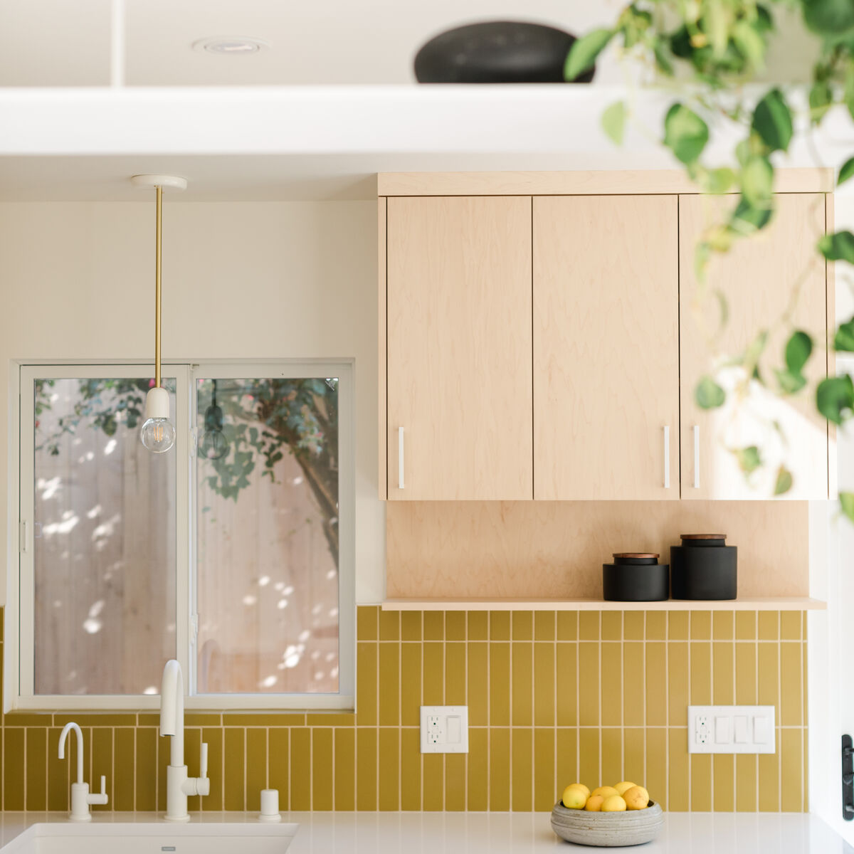 Mustard Seed Condo Kitchen Backsplash | Fireclay Tile