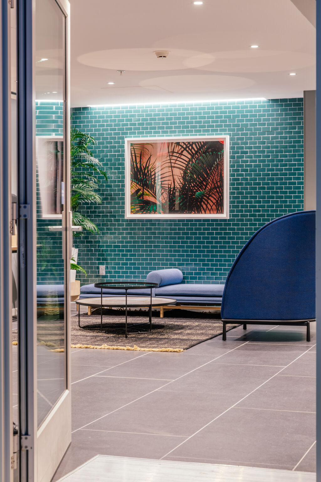 Custom Tile for High Rise Apartment Clubroom | Fireclay Tile