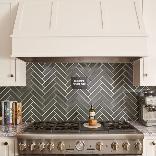 Hygge & West: Herringbone Tiles Kitchen Backsplash | Fireclay Tile
