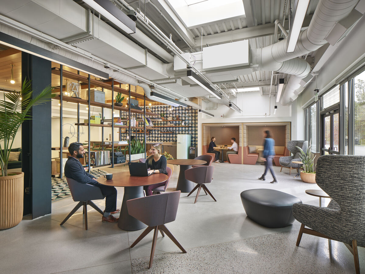 Handpainted Corporate Amenity Space from Gensler | Fireclay Tile