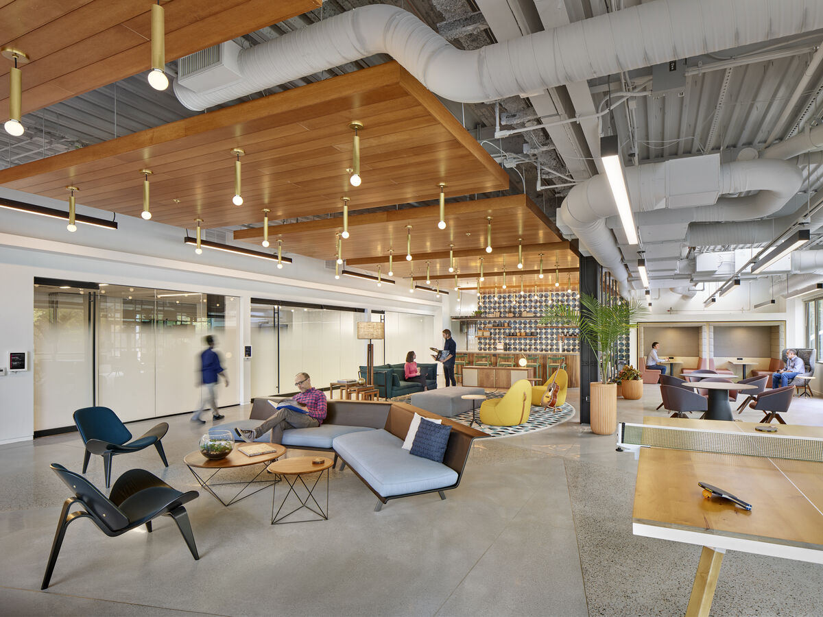 Handpainted Corporate Amenity Space from Gensler | Fireclay Tile