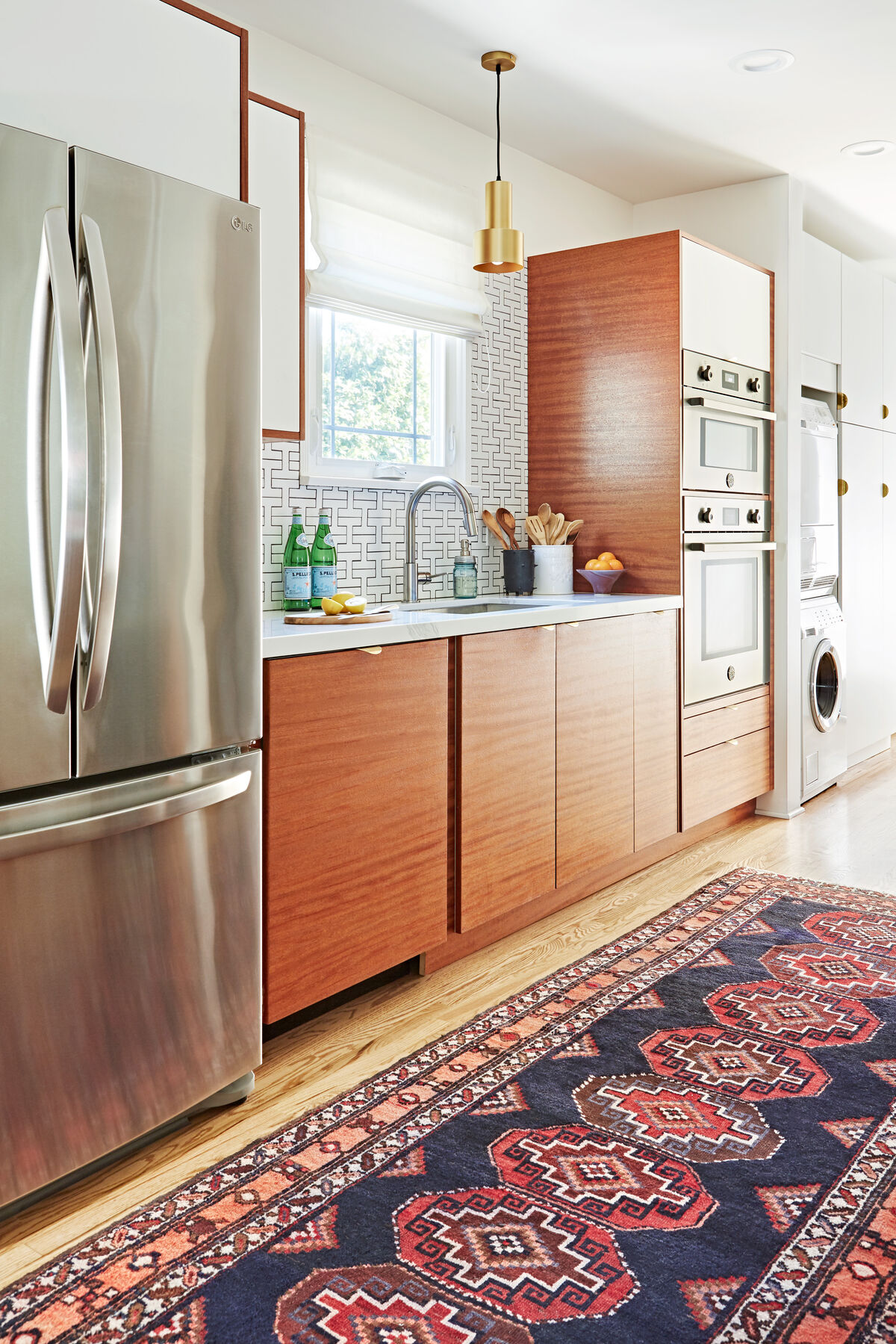 H-Shape Patterned Kitchen Tiles for a Small Space | Fireclay Tile