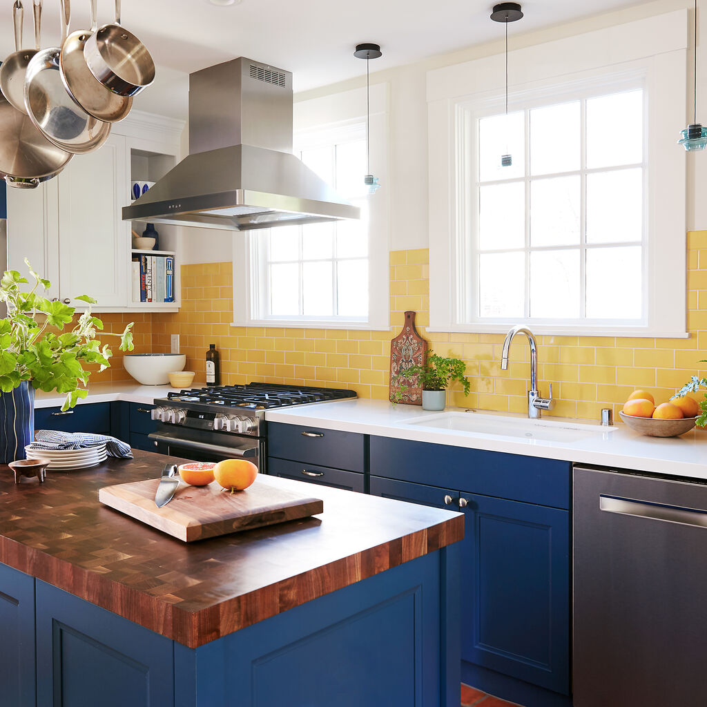 Sunny Subway Tiles Kitchen | Fireclay Tile