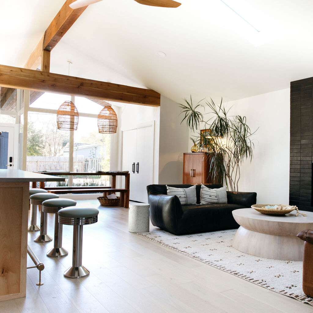 Kim Wolfe Design: Black Brick Fireplace | Fireclay Tile