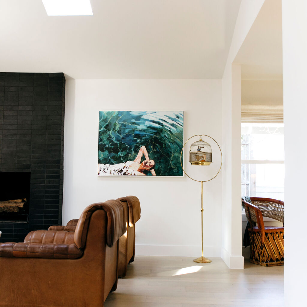 Kim Wolfe Design: Black Brick Fireplace | Fireclay Tile