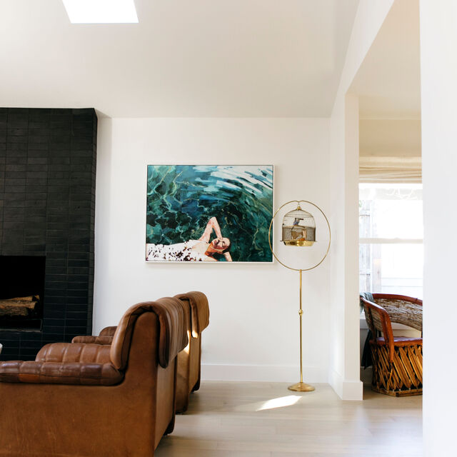 Kim Wolfe Design: Black Brick Fireplace | Fireclay Tile