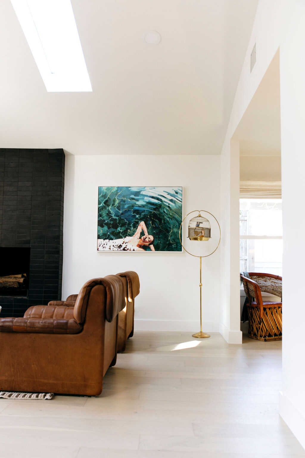 Kim Wolfe Design: Black Brick Fireplace | Fireclay Tile