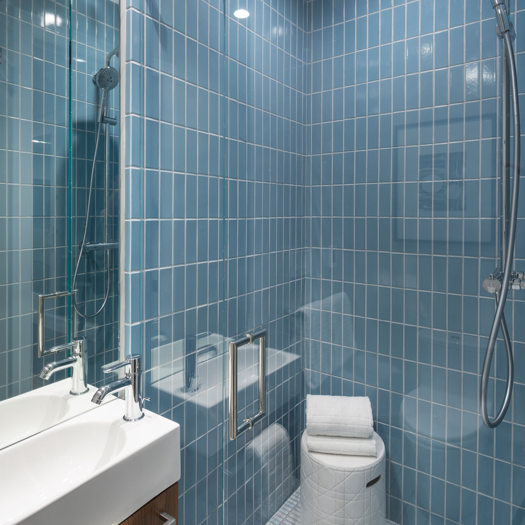 Noz Design: Modern Blue Shower Wall Tile | Fireclay Tile