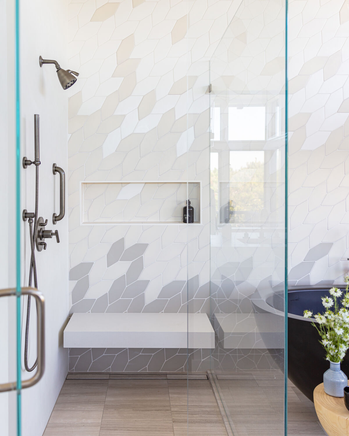 Hex Bathroom Wall Tiles by Nest Design Co. | Fireclay Tile