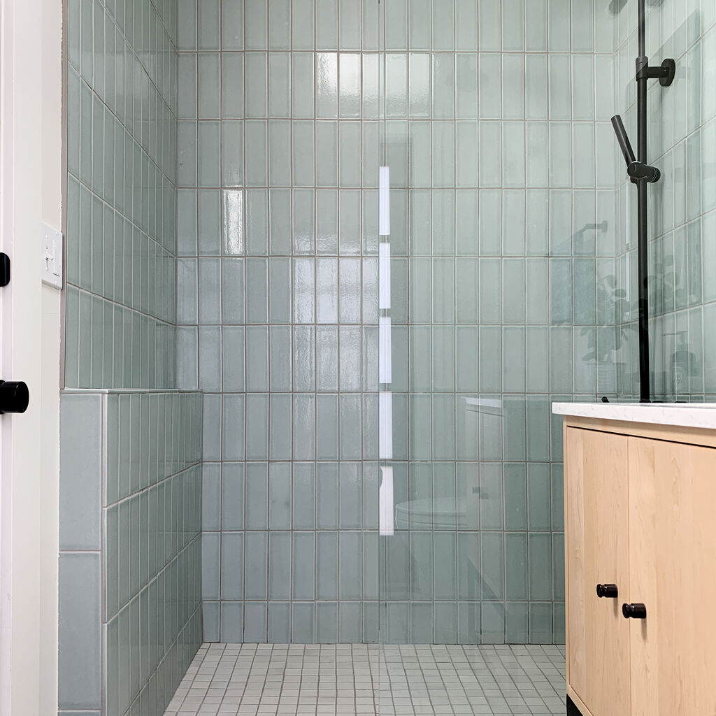 Soothing Matte Bathroom Floor Tiles and Shower Tile | Fireclay Tile