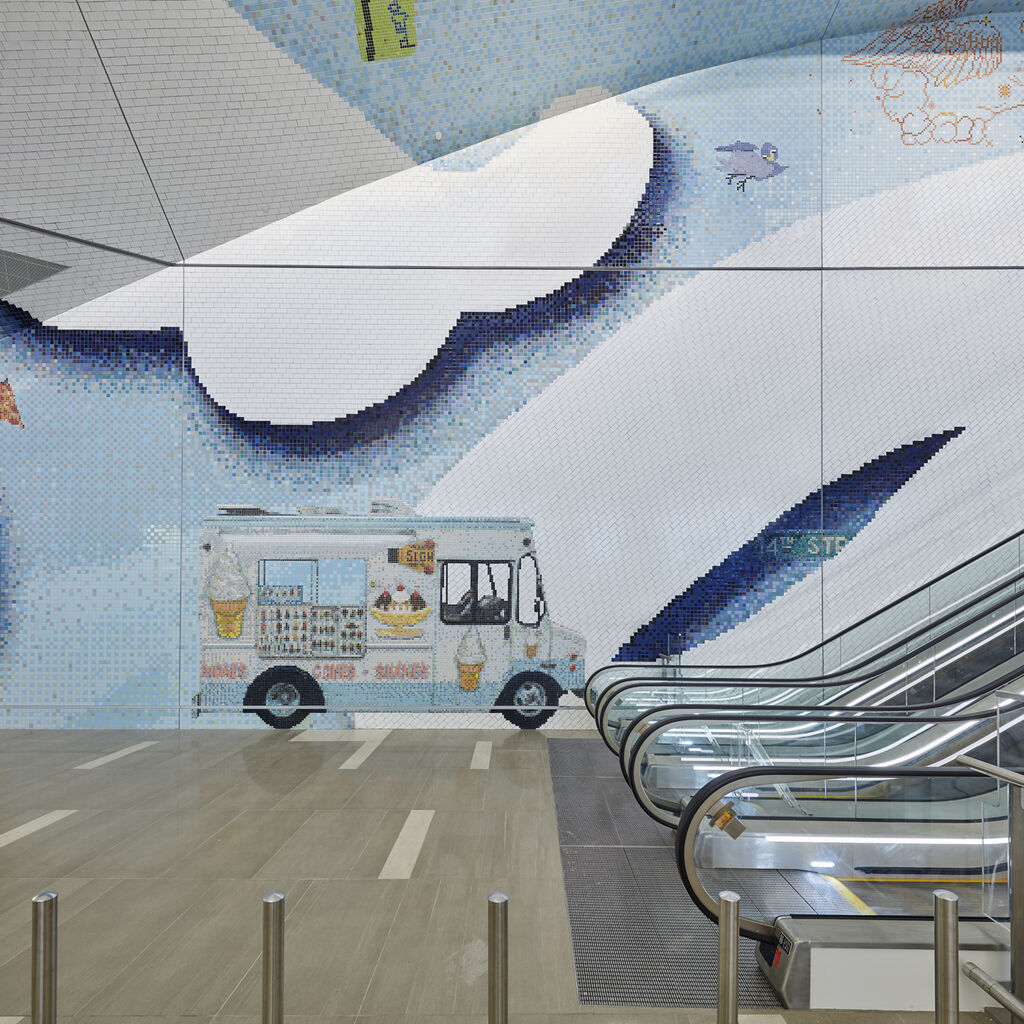 LaGuardia Airport: Terminal B Mosaic Tiles | Fireclay Tile