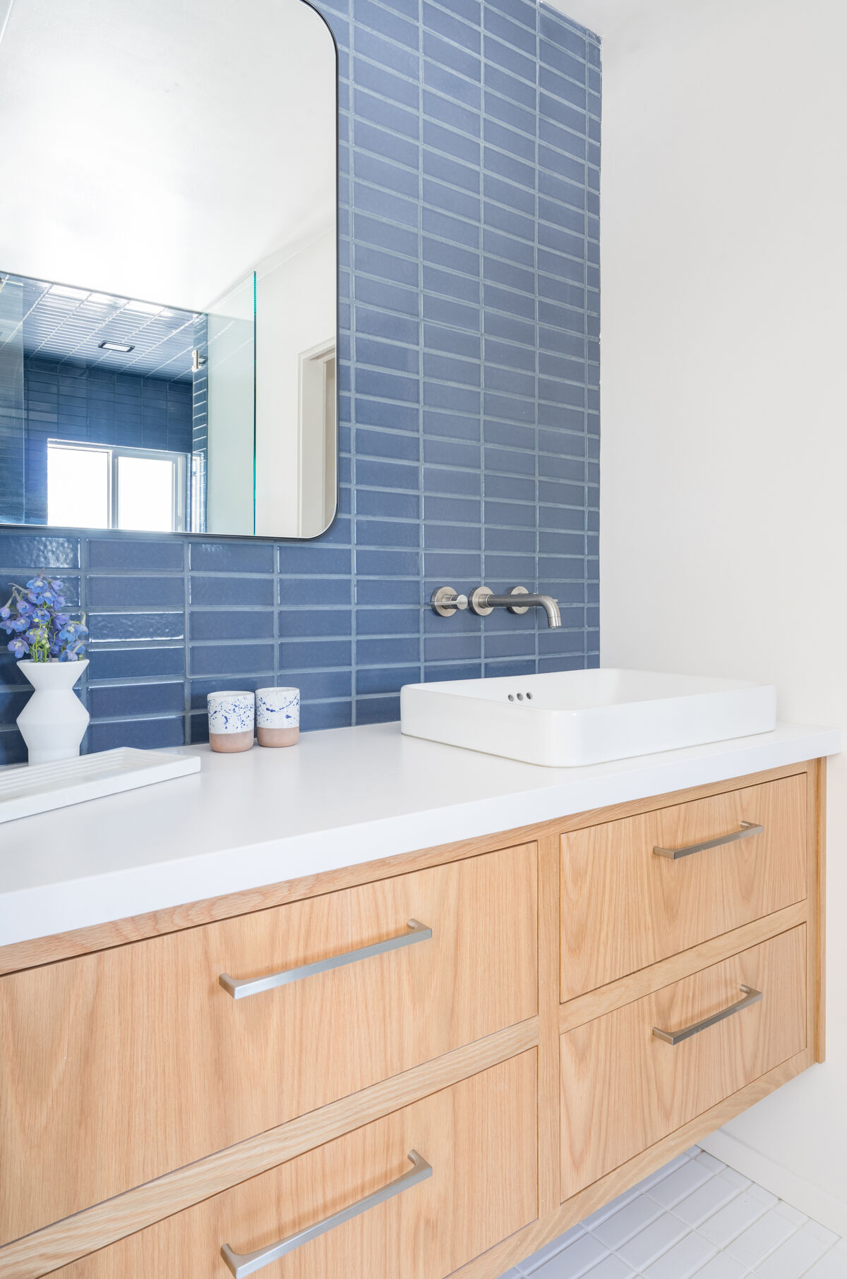 A. Naber Design: Slate Blue Bathroom Tiles | Fireclay Tile