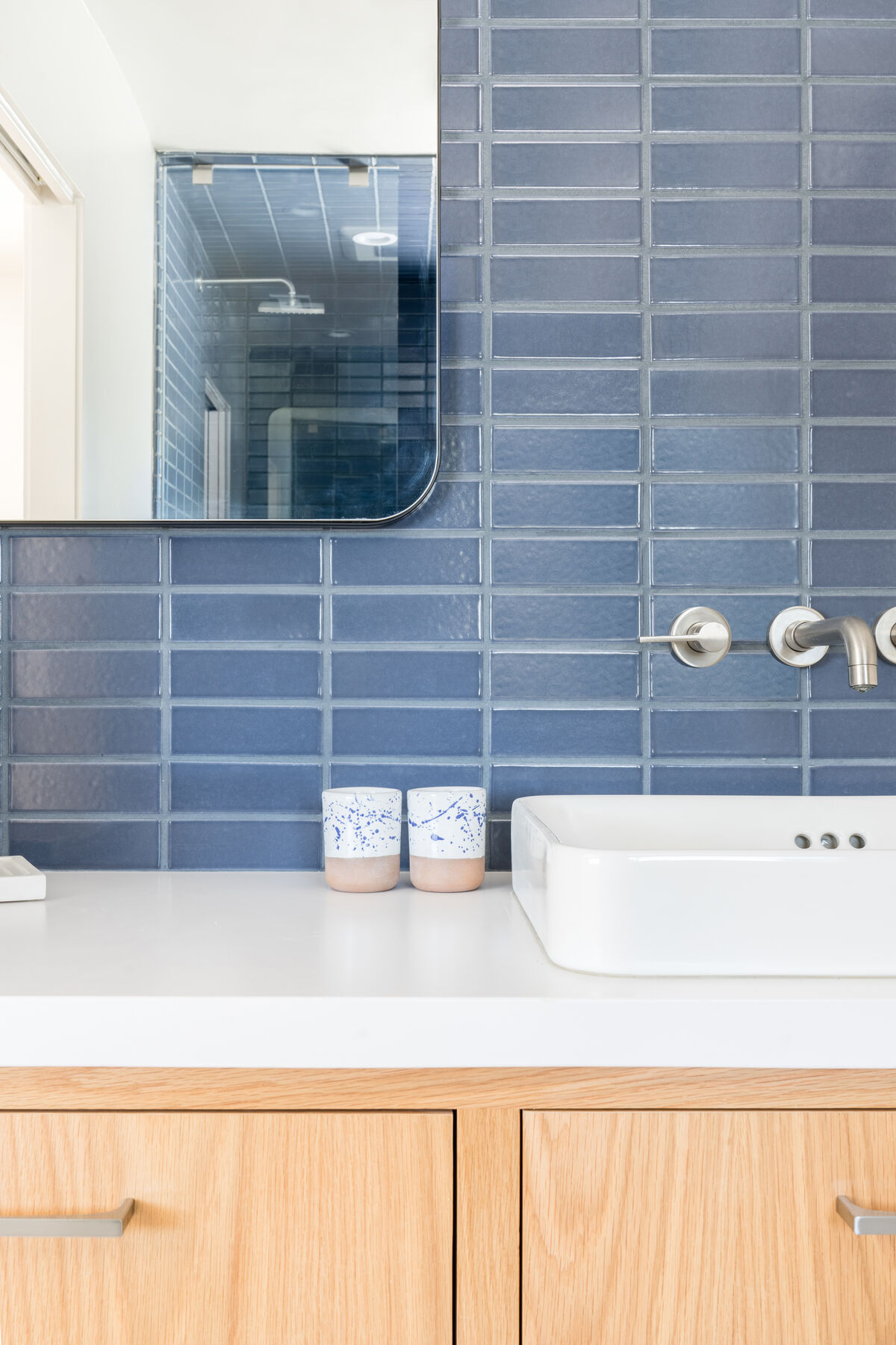 A. Naber Design: Slate Blue Bathroom Tiles | Fireclay Tile