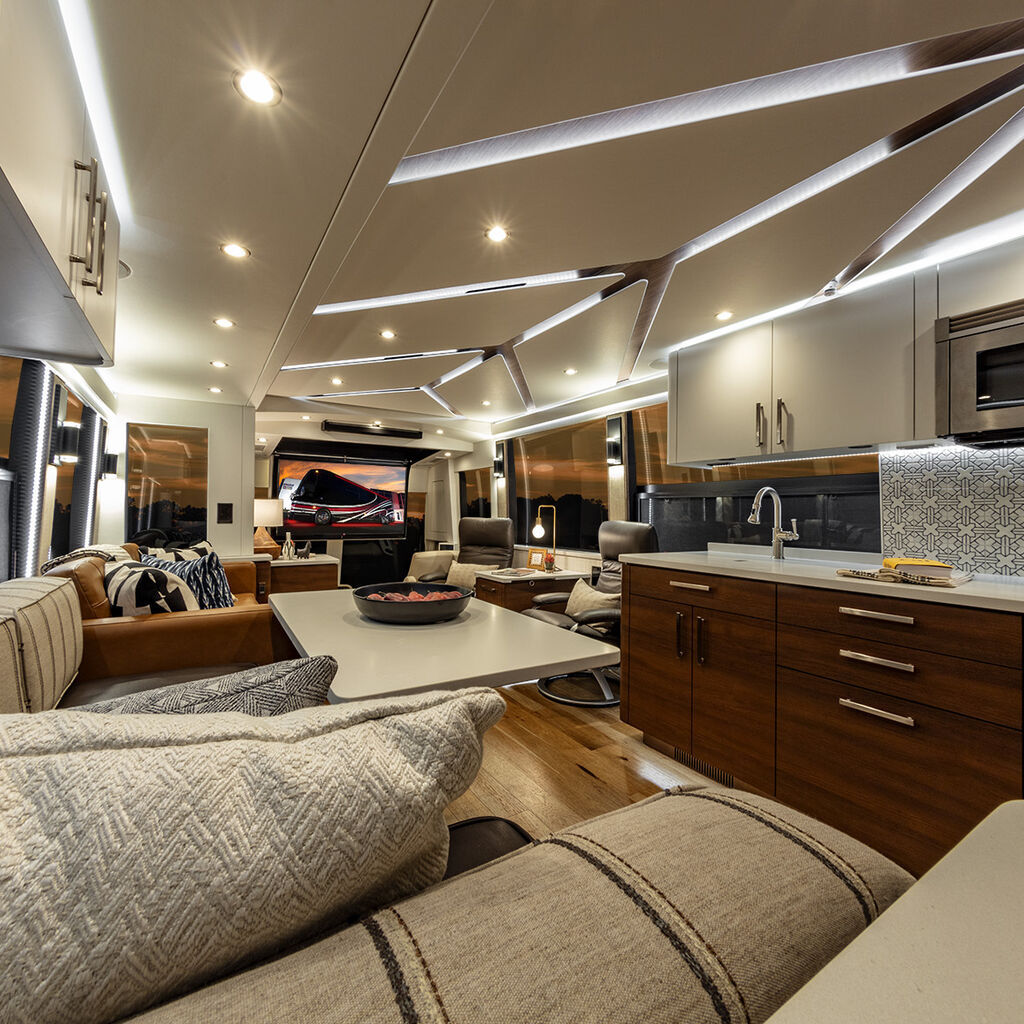 Luxury RV Handpainted Tile Backsplash | Fireclay Tile