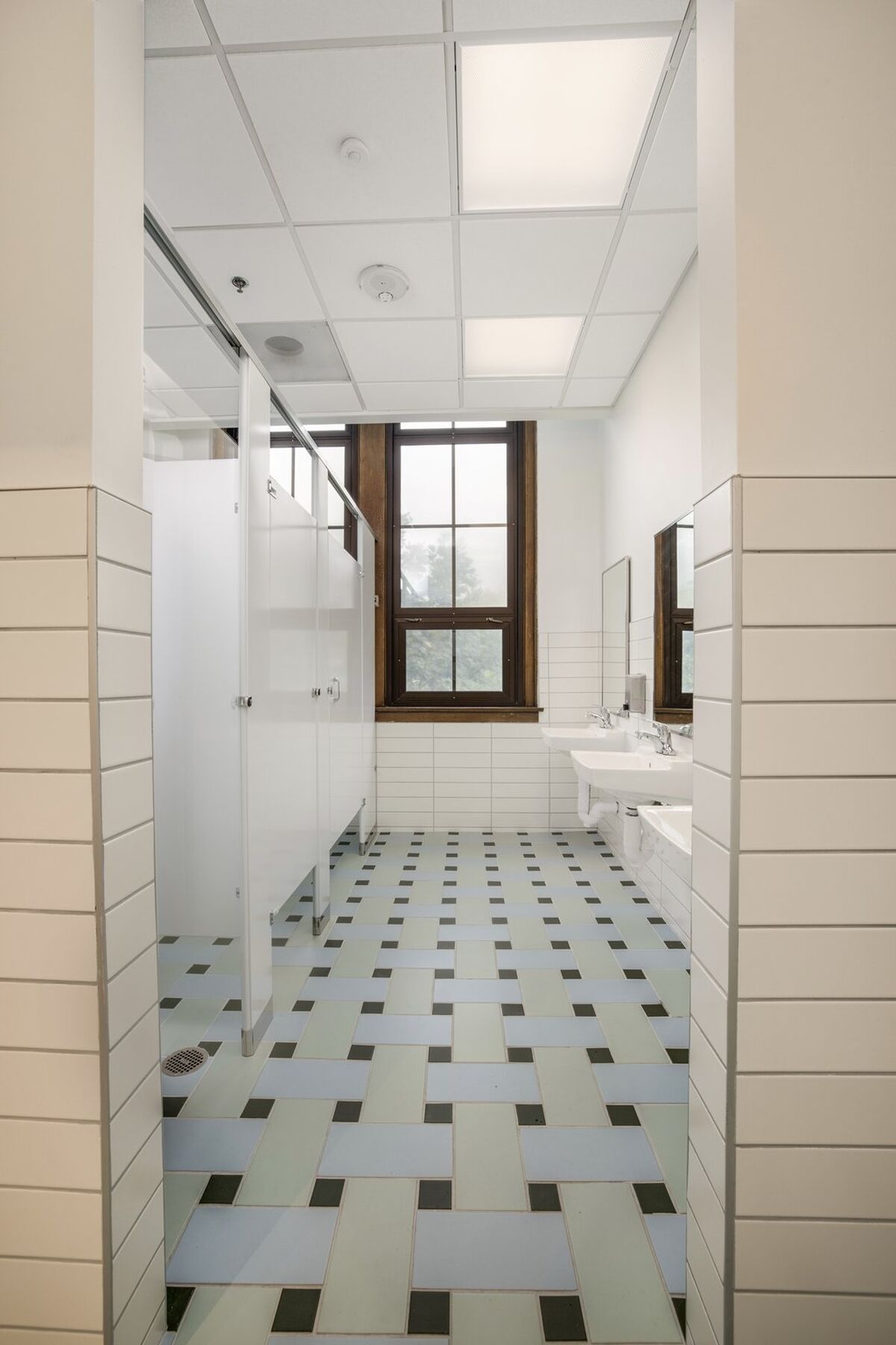 Detroit Prep: Matte Bathroom Floor Tiles | Fireclay Tile