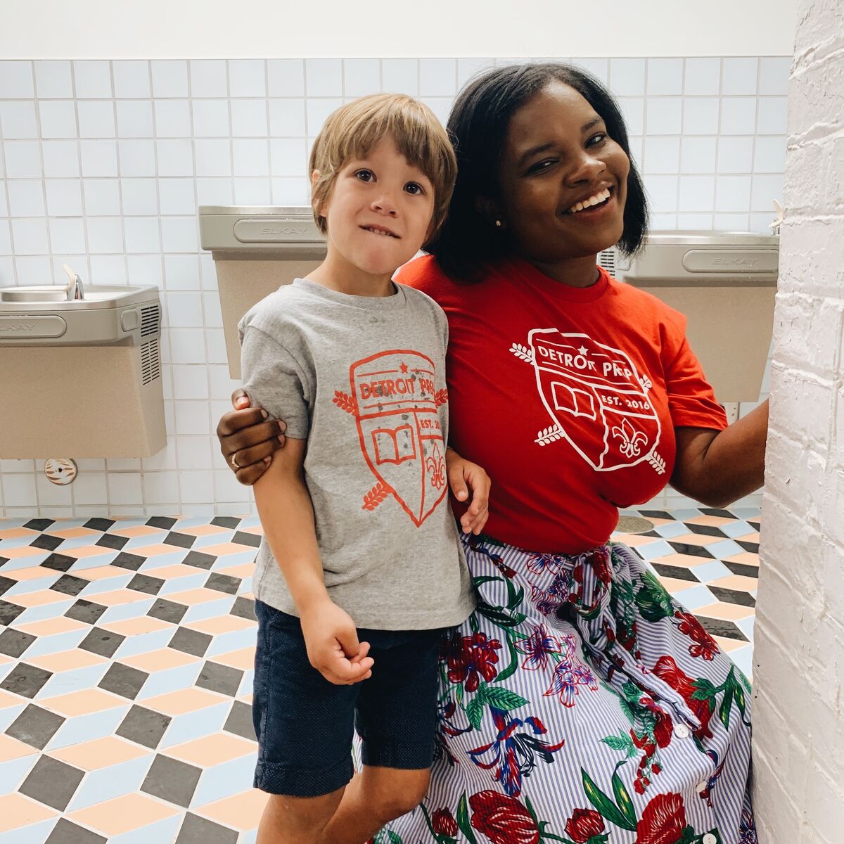 Detroit Prep: Matte Bathroom Floor Tiles | Fireclay Tile