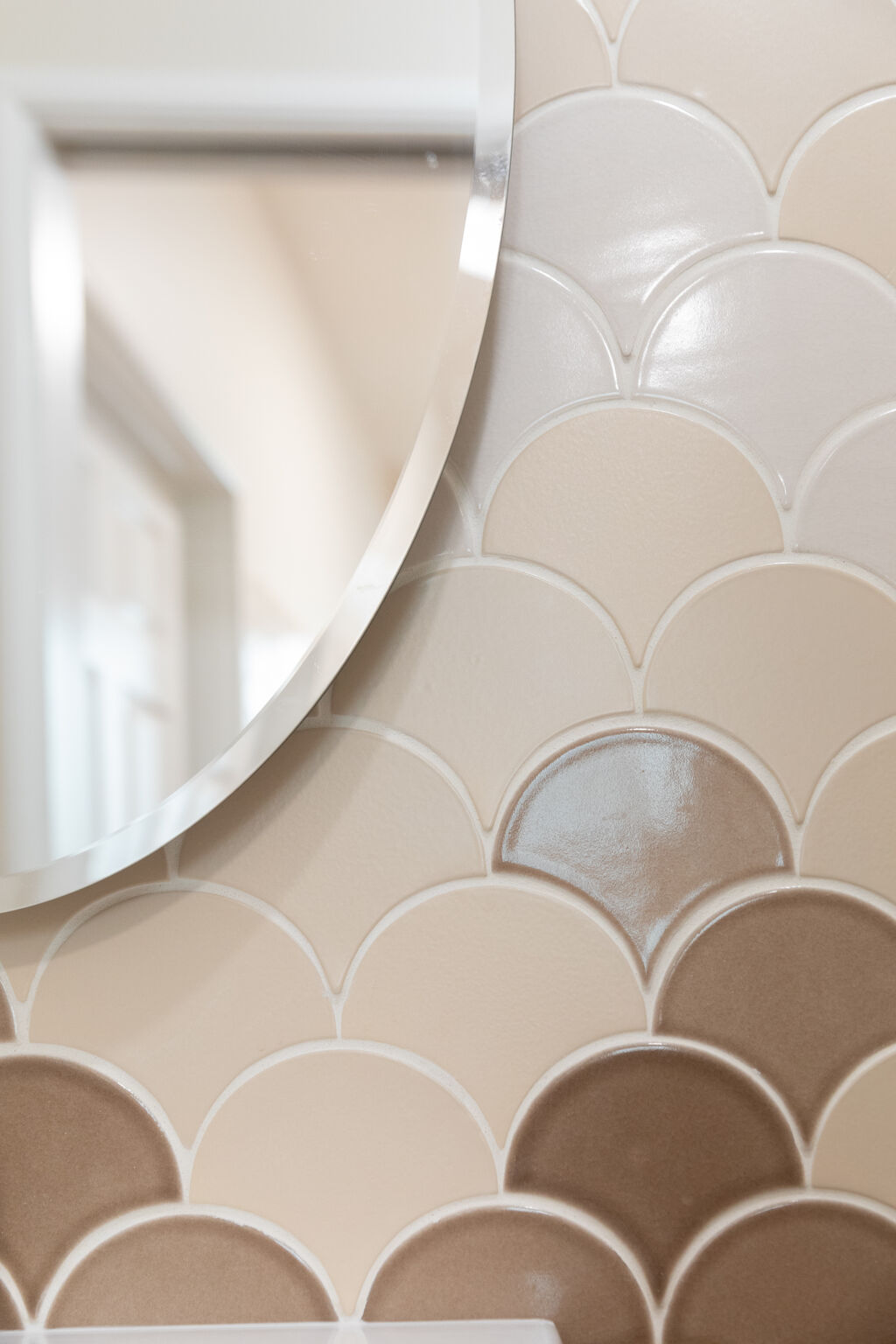 Ogee Drop Tile Laundry and Powder Room | Fireclay Tile