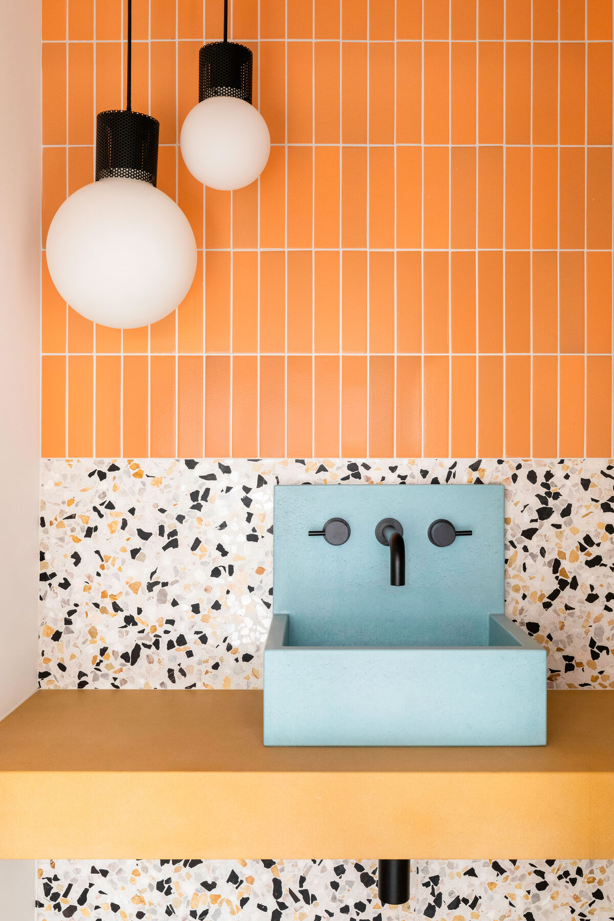 Handsome Salt Sorbet Bathroom Fireclay Tile handsome-salt-sorbet-bathroom-fireclay-tile
