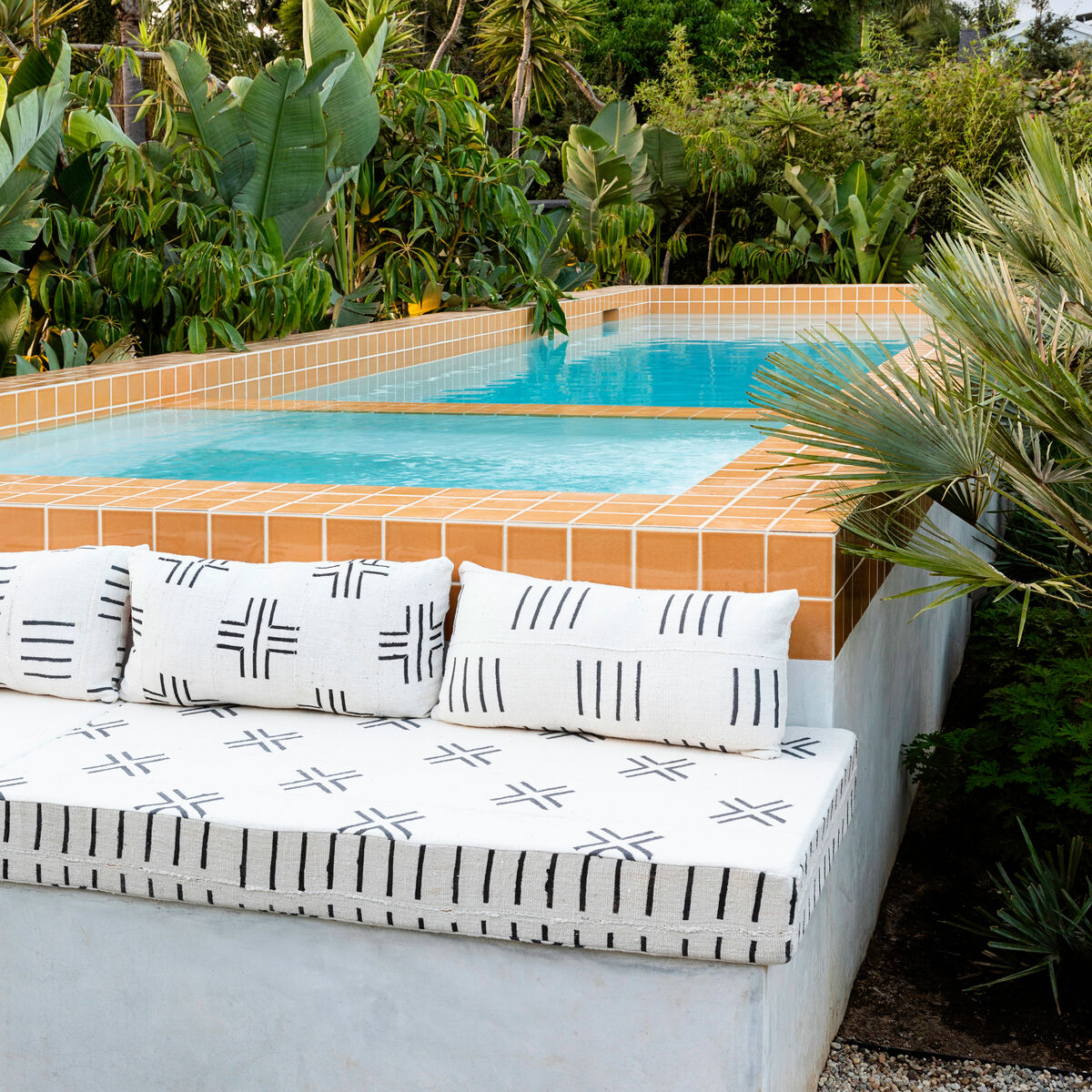 Handsome Salt: 4x4 Koi Backyard Pool | Fireclay Tile