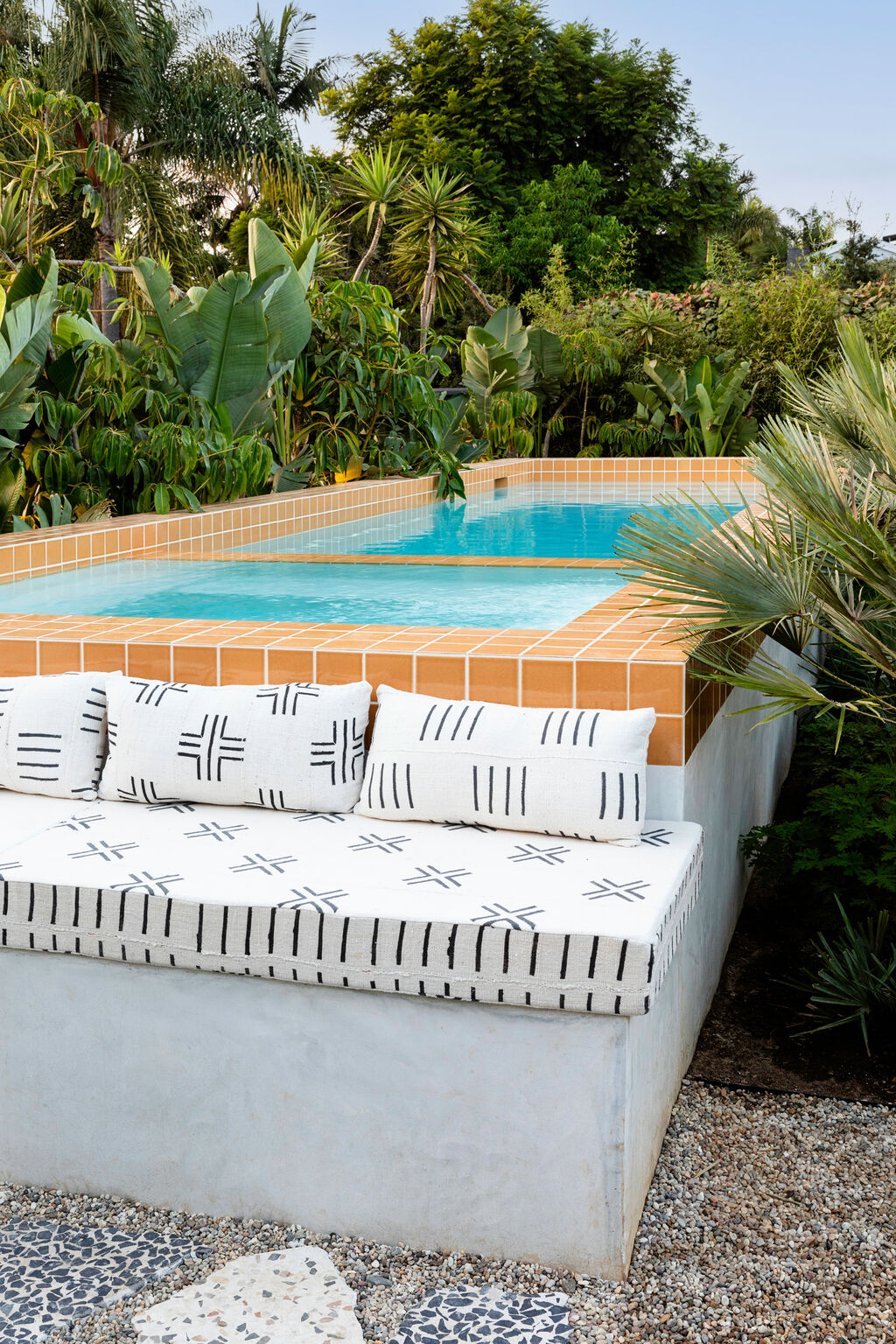 Handsome Salt: 4x4 Koi Backyard Pool | Fireclay Tile