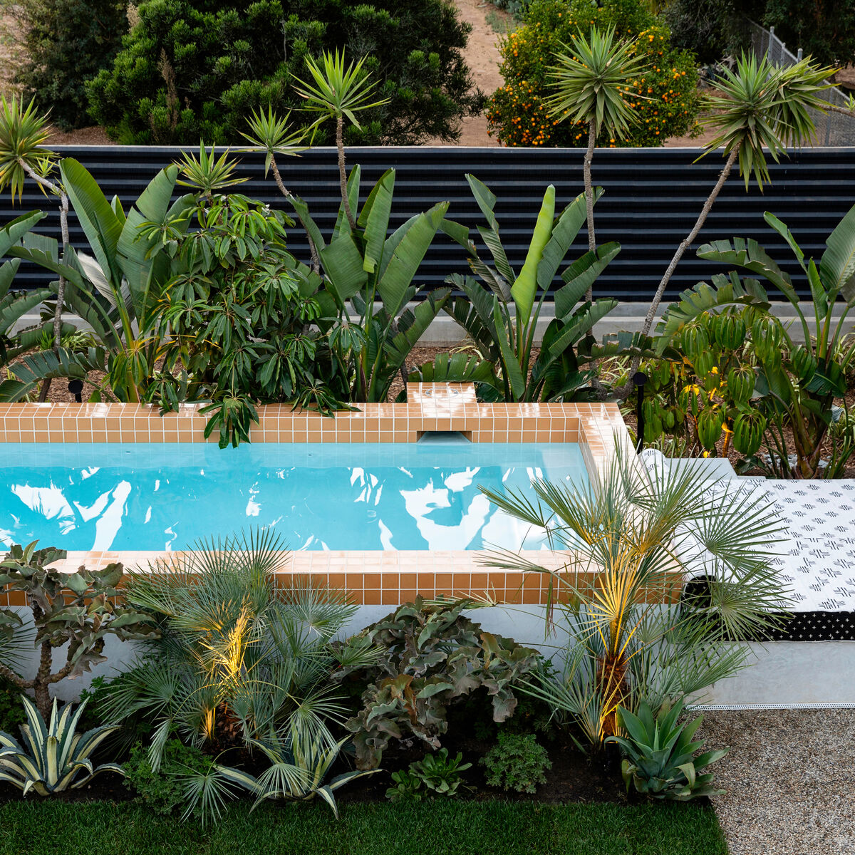 Handsome Salt: 4x4 Koi Backyard Pool | Fireclay Tile