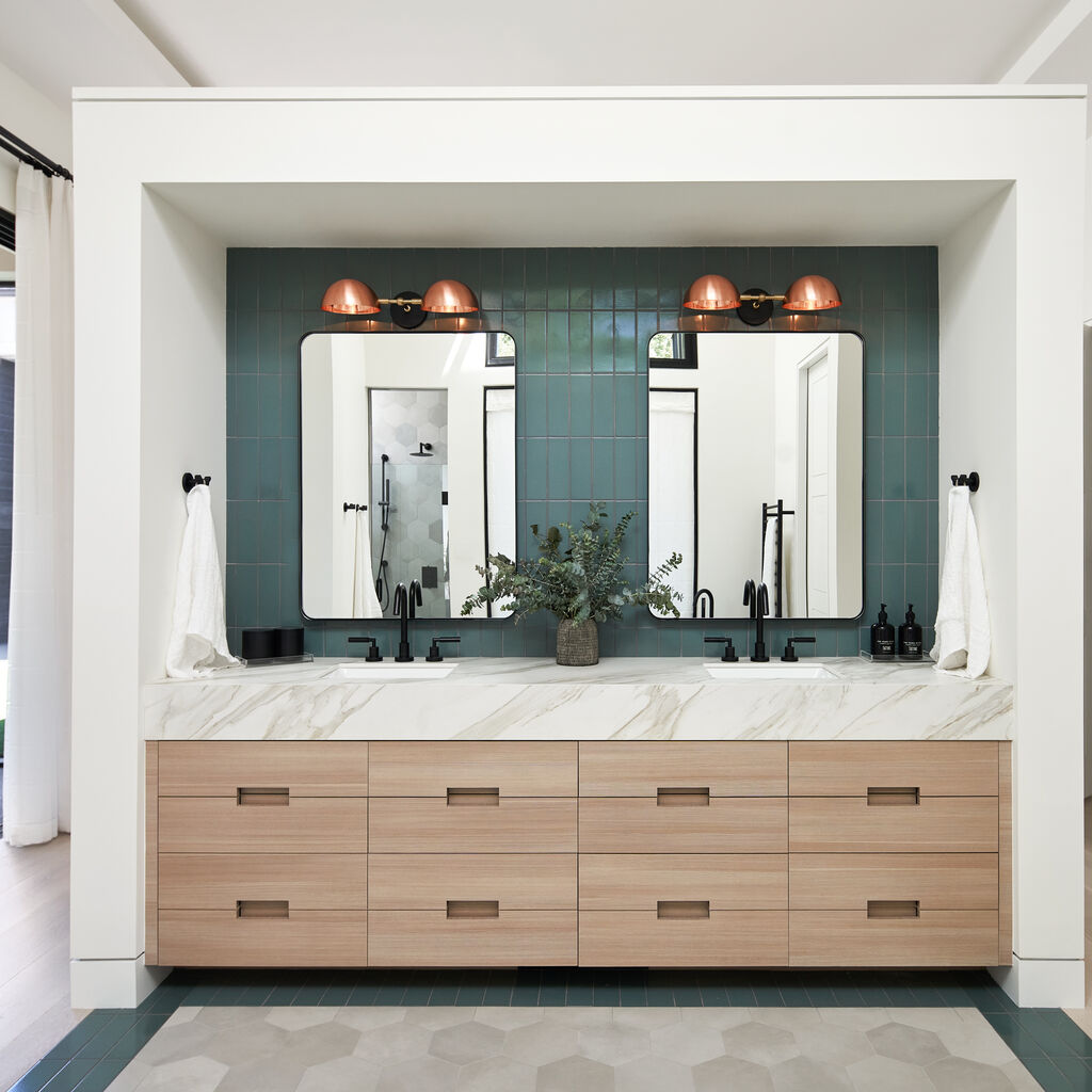 Flagstone Bathroom Backsplash and Floor Tile | Fireclay Tile