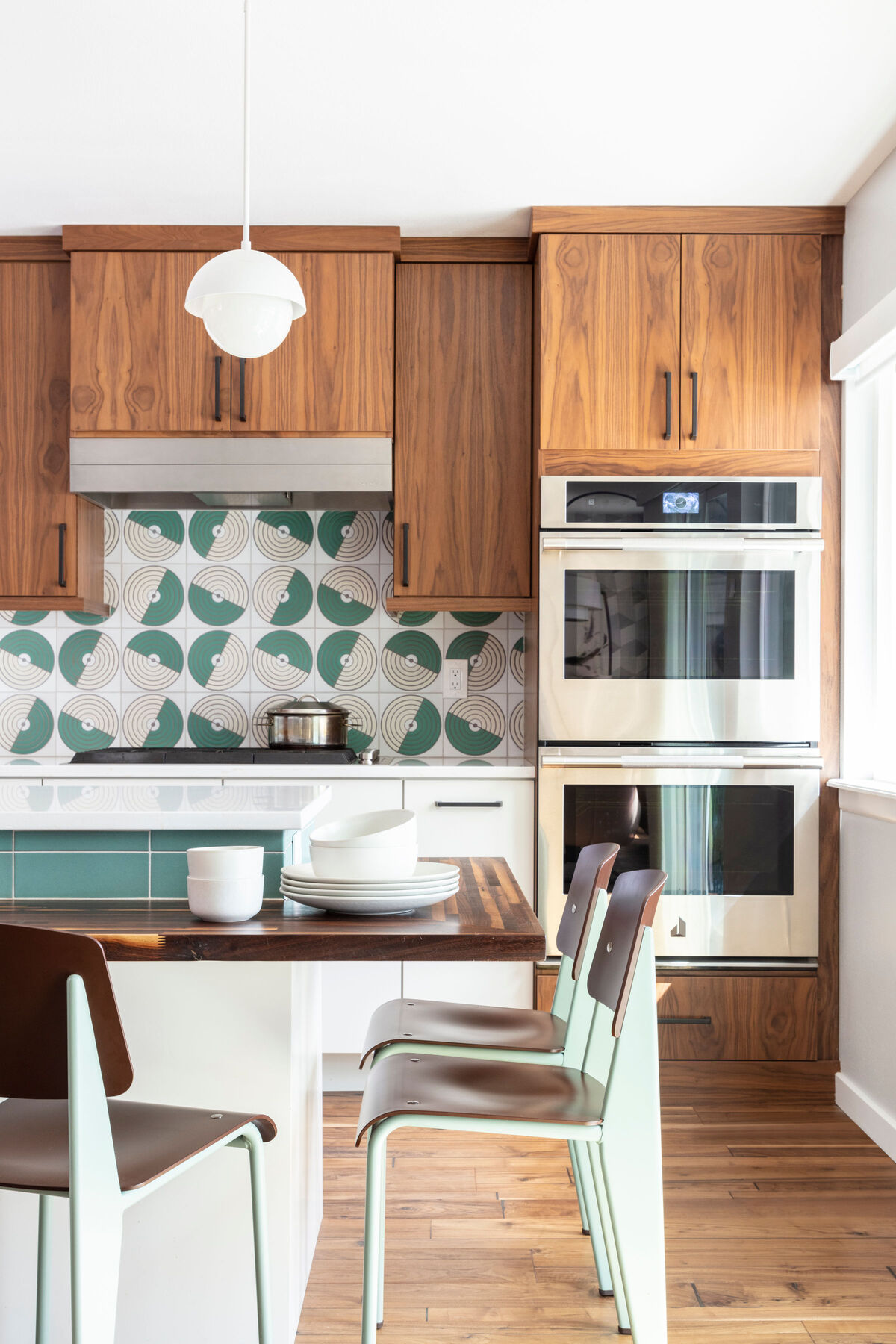 Custom Handpainted Maze Kitchen Backsplash by Ashley… | Fireclay Tile