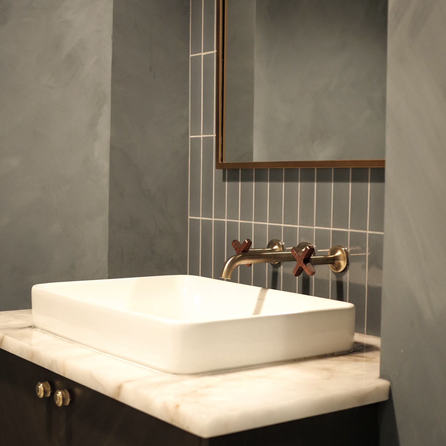 Simply Elegant Hygge House Bathroom by Duett Interiors | Fireclay Tile