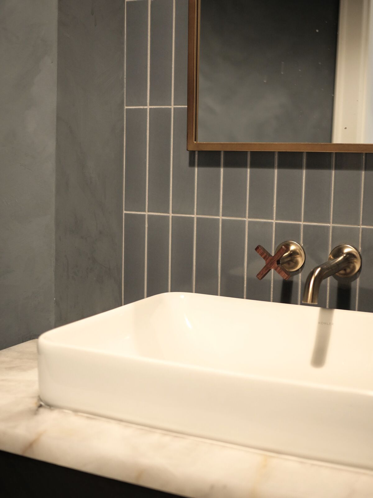 Simply Elegant Hygge House Bathroom by Duett Interiors | Fireclay Tile