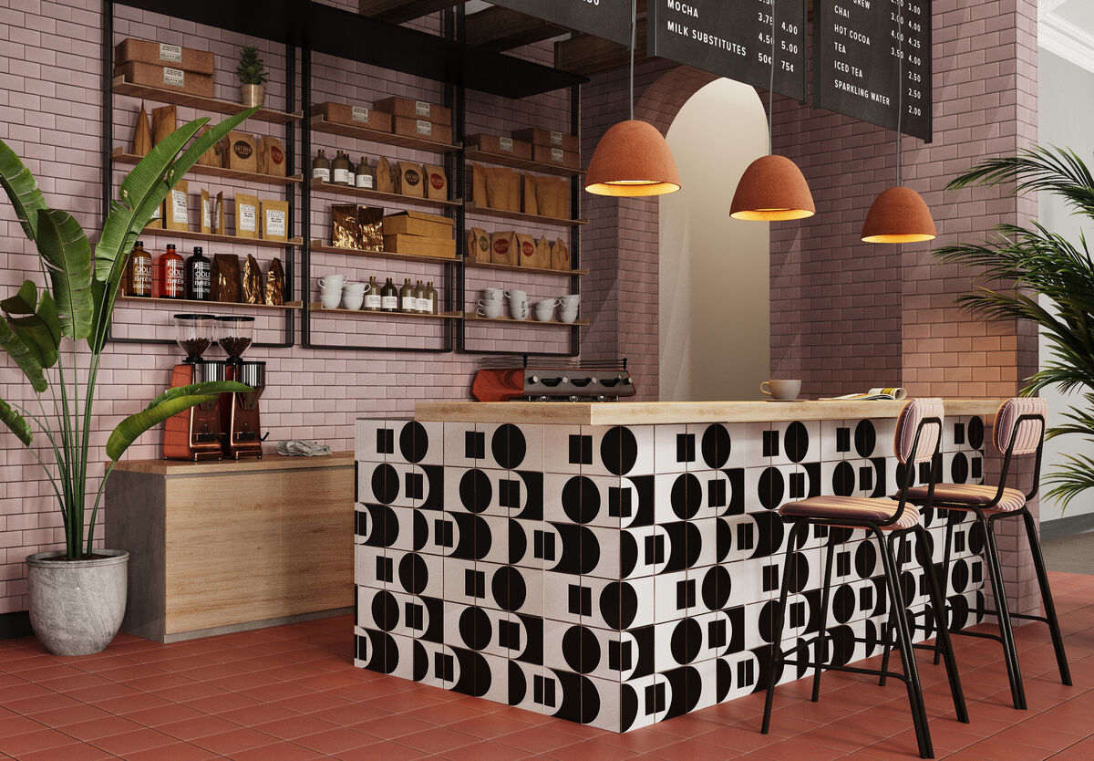 Block Shop Coffee Bar With Dreamy Desert Vibes | Fireclay Tile