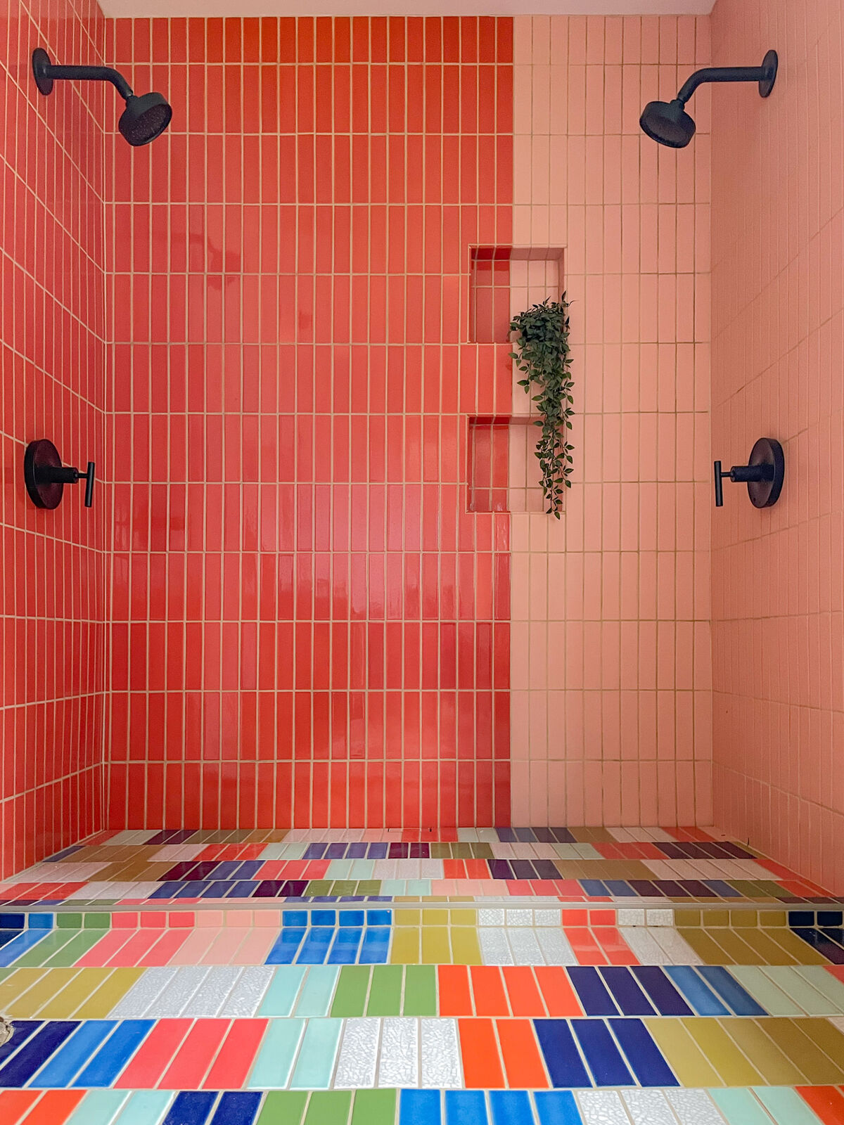 Banyan Bridges: Vibrant Patchwork Bathroom | Fireclay Tile