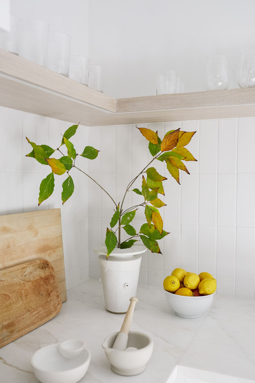 Scandi Calcite Kitchen | Fireclay Tile