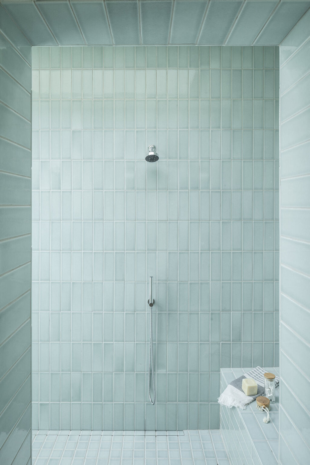 Salton Sea Pool House Shower | Fireclay Tile