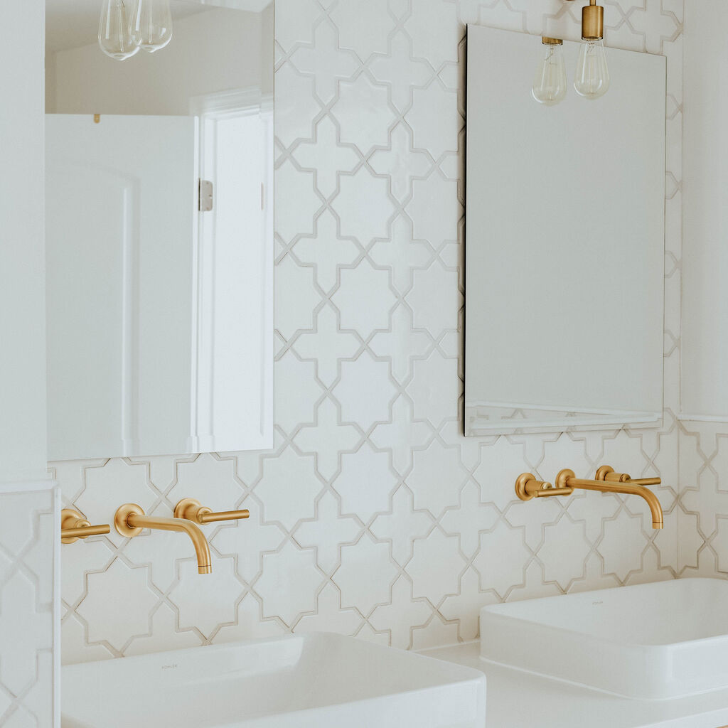 Star & Cross Straight Set Pattern (Original Ceramic… | Fireclay Tile