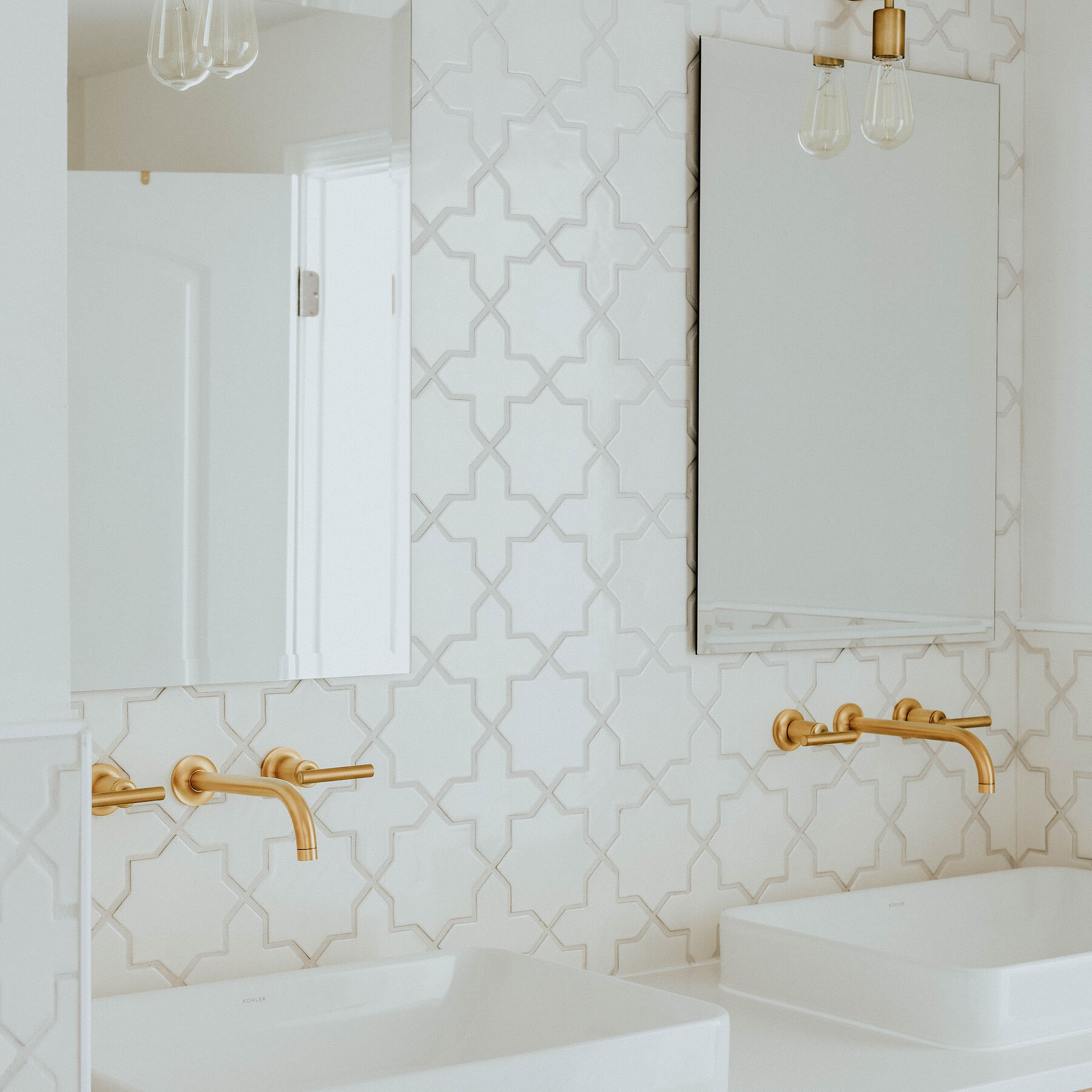 Star & Cross Straight Set Pattern (Original Ceramic… | Fireclay Tile